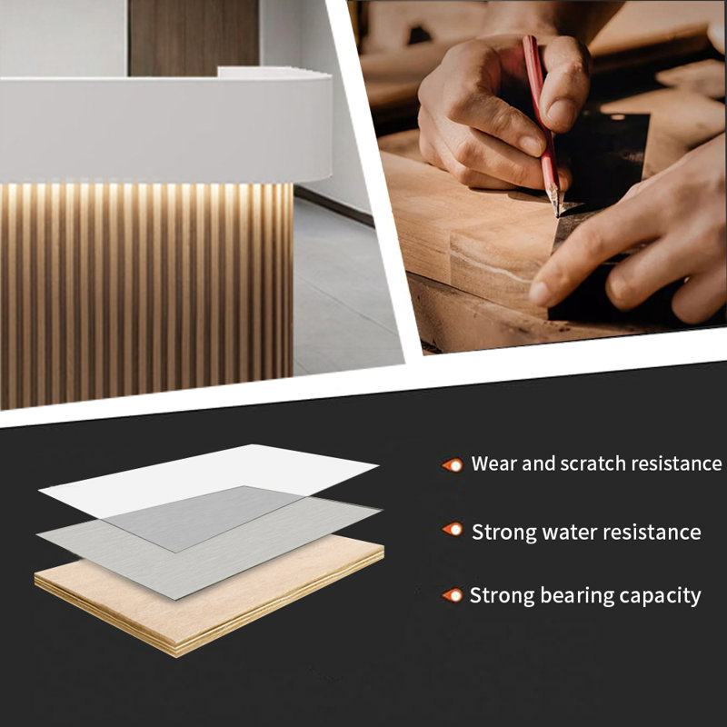 Artistic Soul XKX Premium Furniture Rectangular Modern Front Desk ...