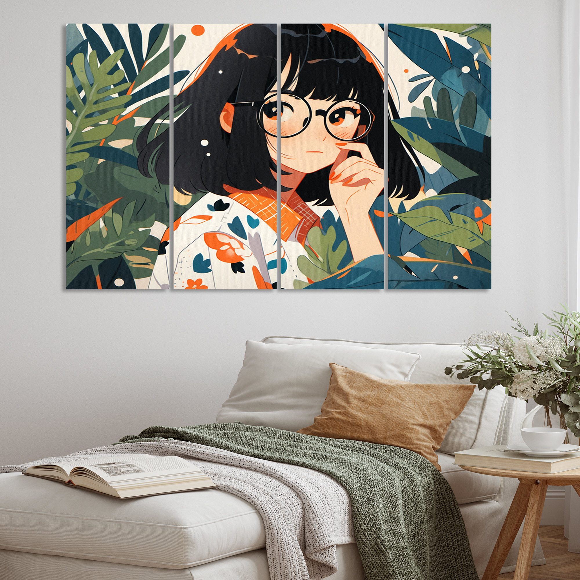 Winston Porter Female Anime Character V - Portrait Wall Decor - 4 ...