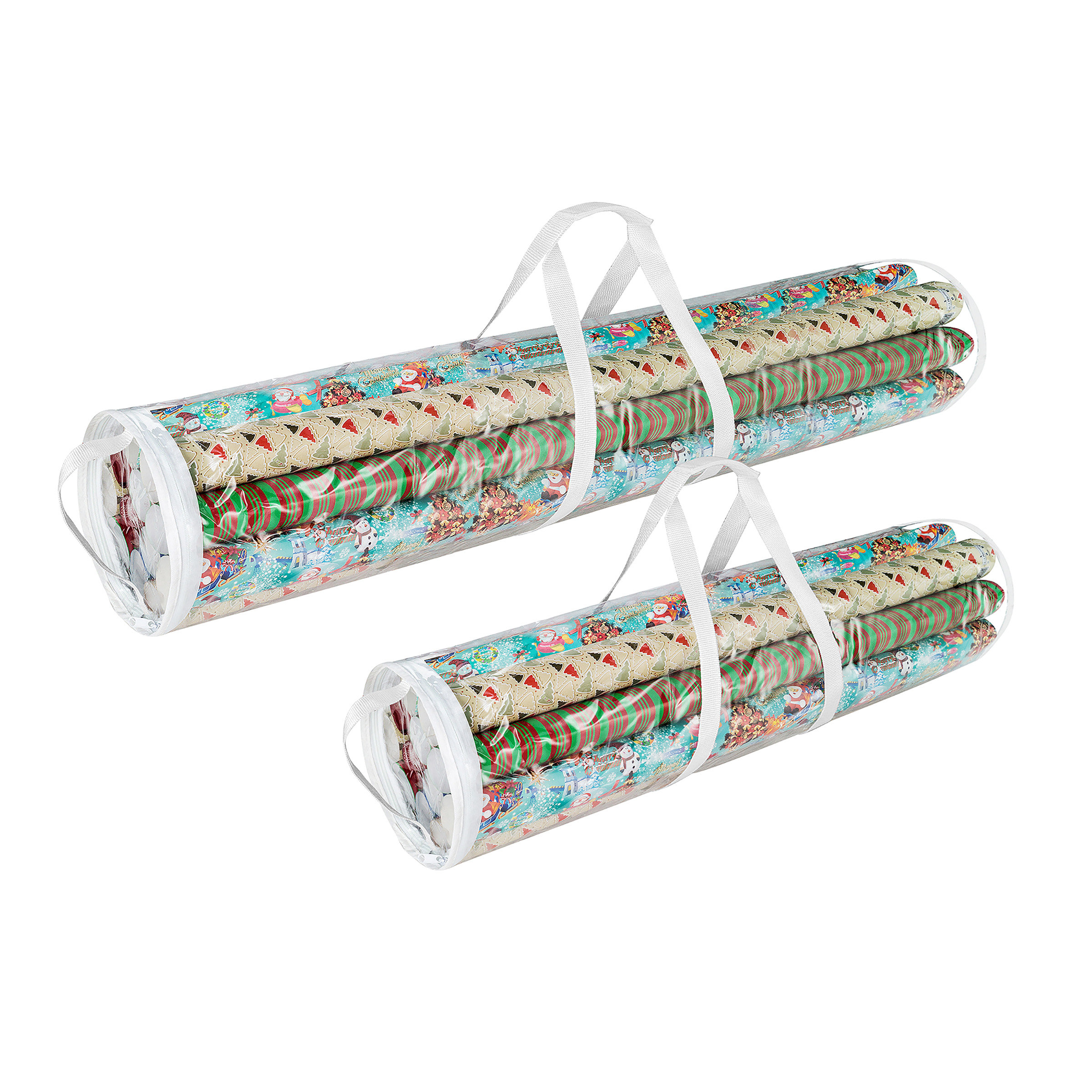 Rebrilliant Wrapping Paper Storage - 2 Organizers for 20 Rolls of Gift ...