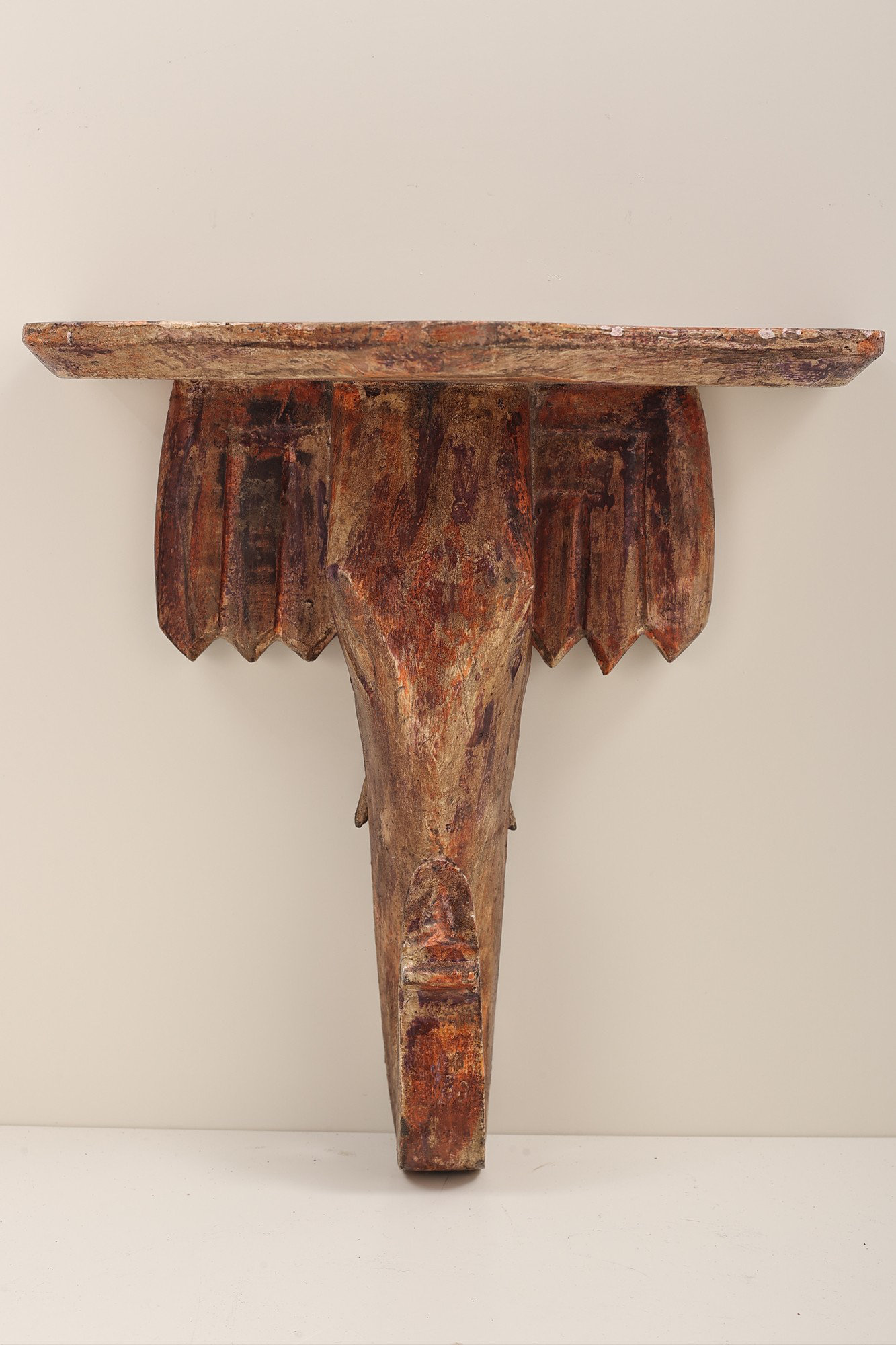 Bungalow Rose Wooden Elephant Head Wall Mount Bracket | Wayfair