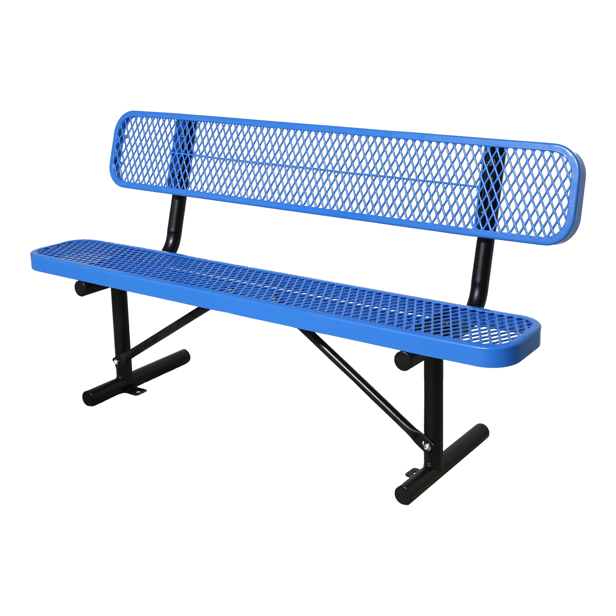 ERIFZ Heavy Duty Metal Bench for Indoor,Commercial Benches with ...