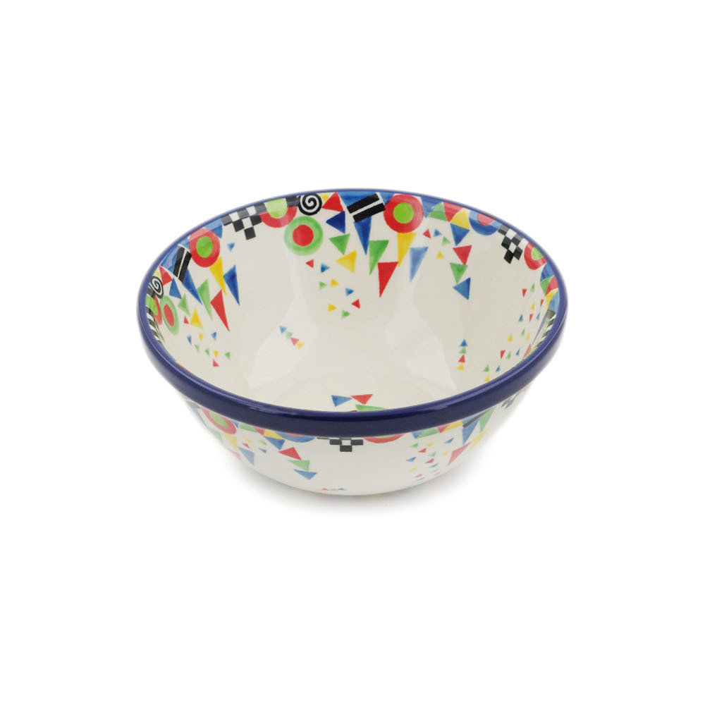 Polmedia 24.01 oz. Triangles, Circles and Squares Salad Bowl | Wayfair