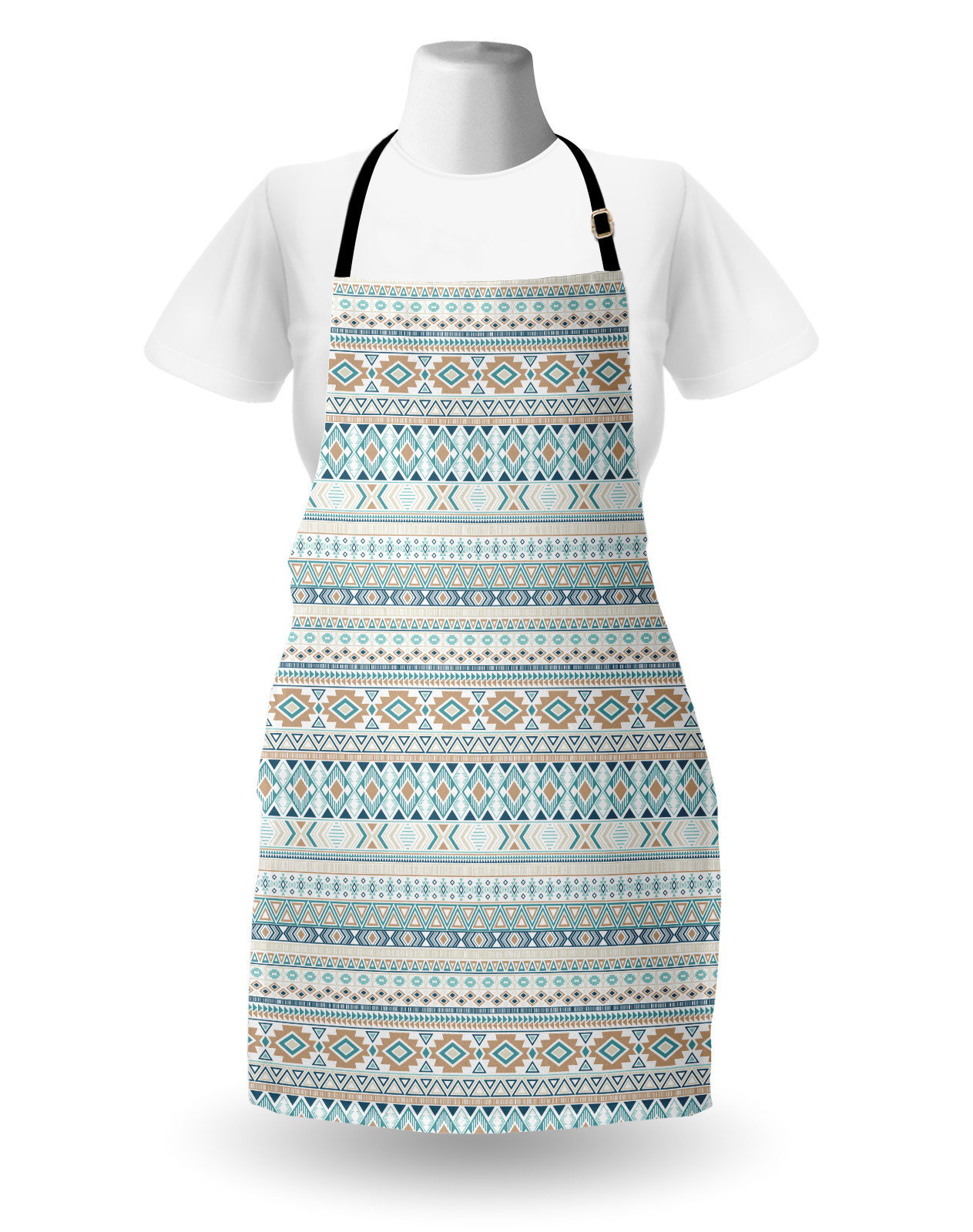 Bungalow Rose Aztec Apron Unisex Pastel Tone Geometric Mexican Adult ...