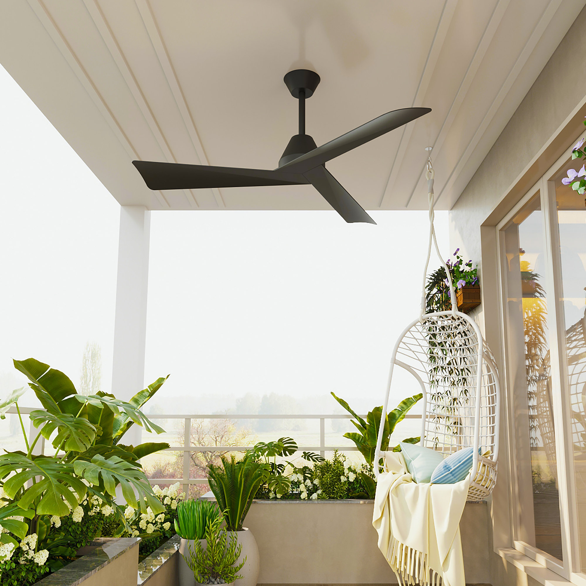 Wrought Studio 3 - Blade Propeller Ceiling Fan With Remote Control ...