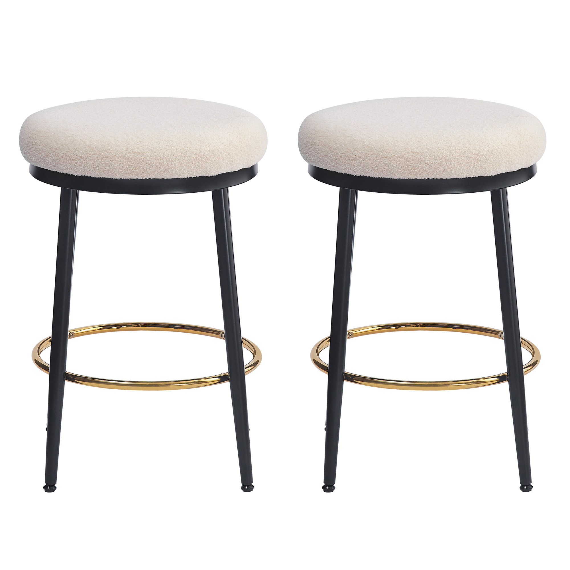 Mercer41 Stylish And Comfortable Counter Stools Set For Various Rooms ...