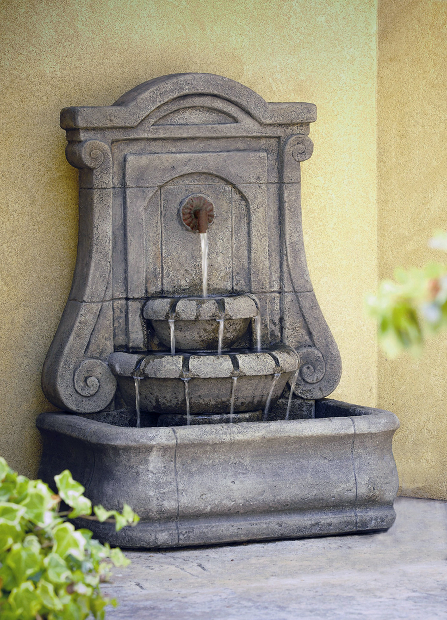 Outdoor Wall Fountain Bases Modern Outdoor Fountains For Stylish