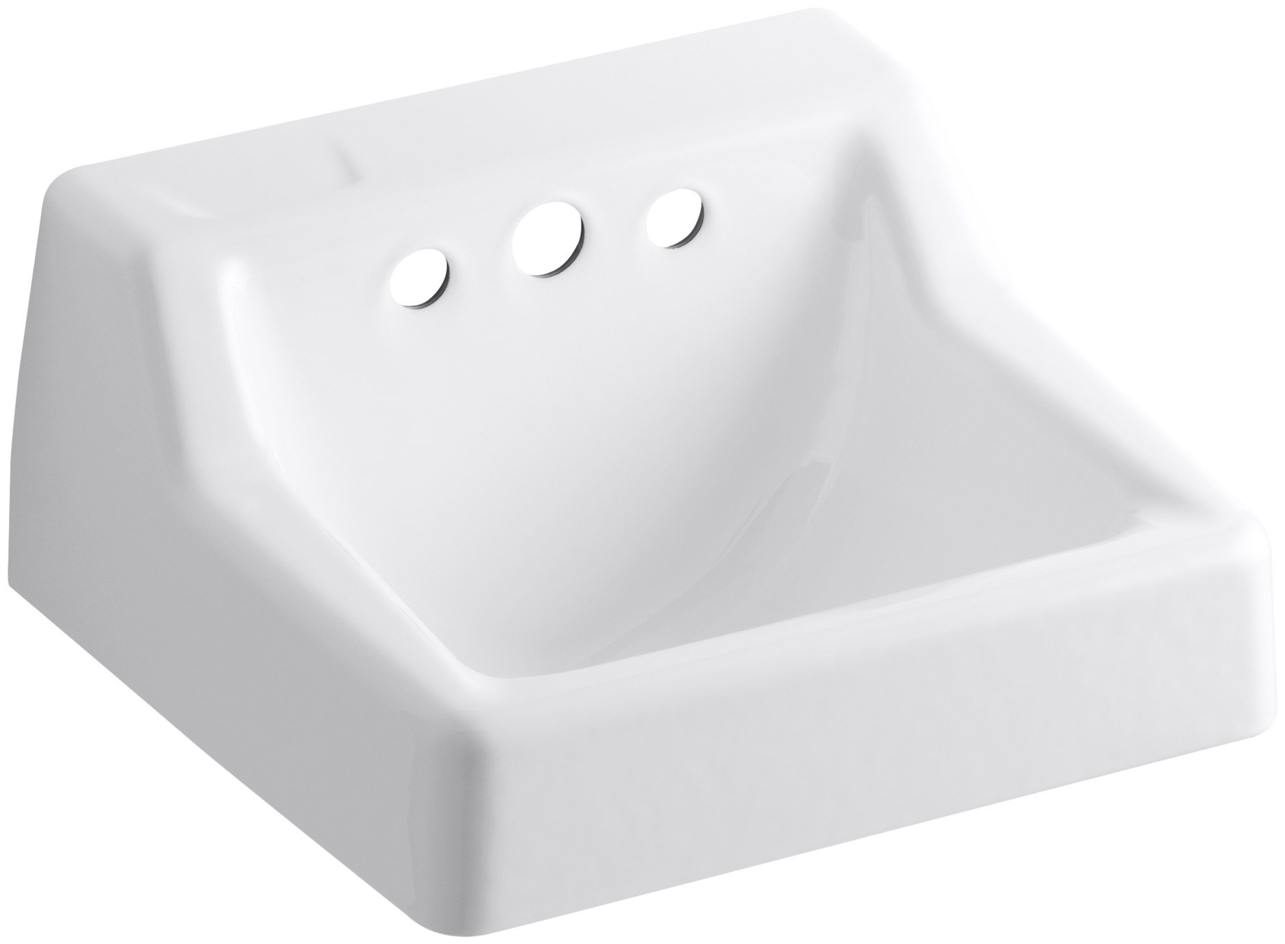 Kohler Hampton Metal 19" Wall Mount Bathroom Sink with Overflow | Perigold