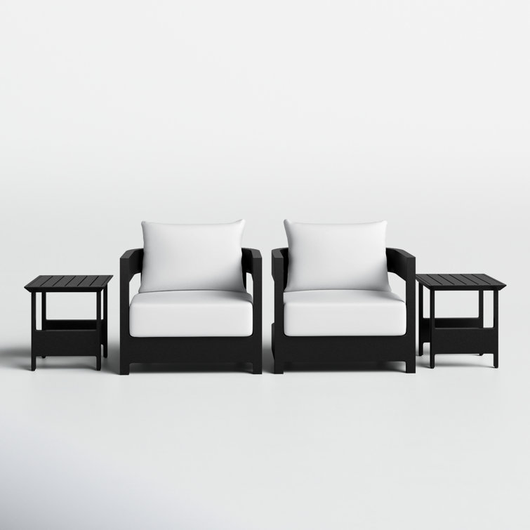 Joss & Main Everlee Patio Club Chair Seating Group | Wayfair