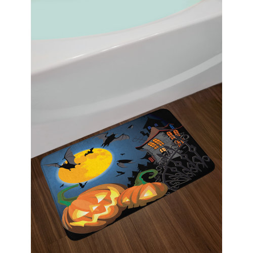 Halloween Bath Rugs & Mats You'll Love | Wayfair