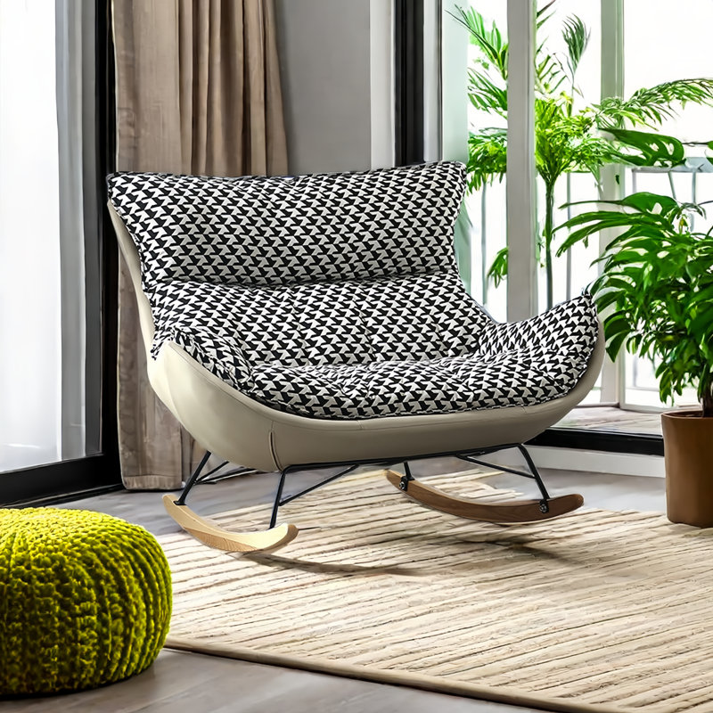 VIBORZ Upholstered Rocking Chair | Wayfair