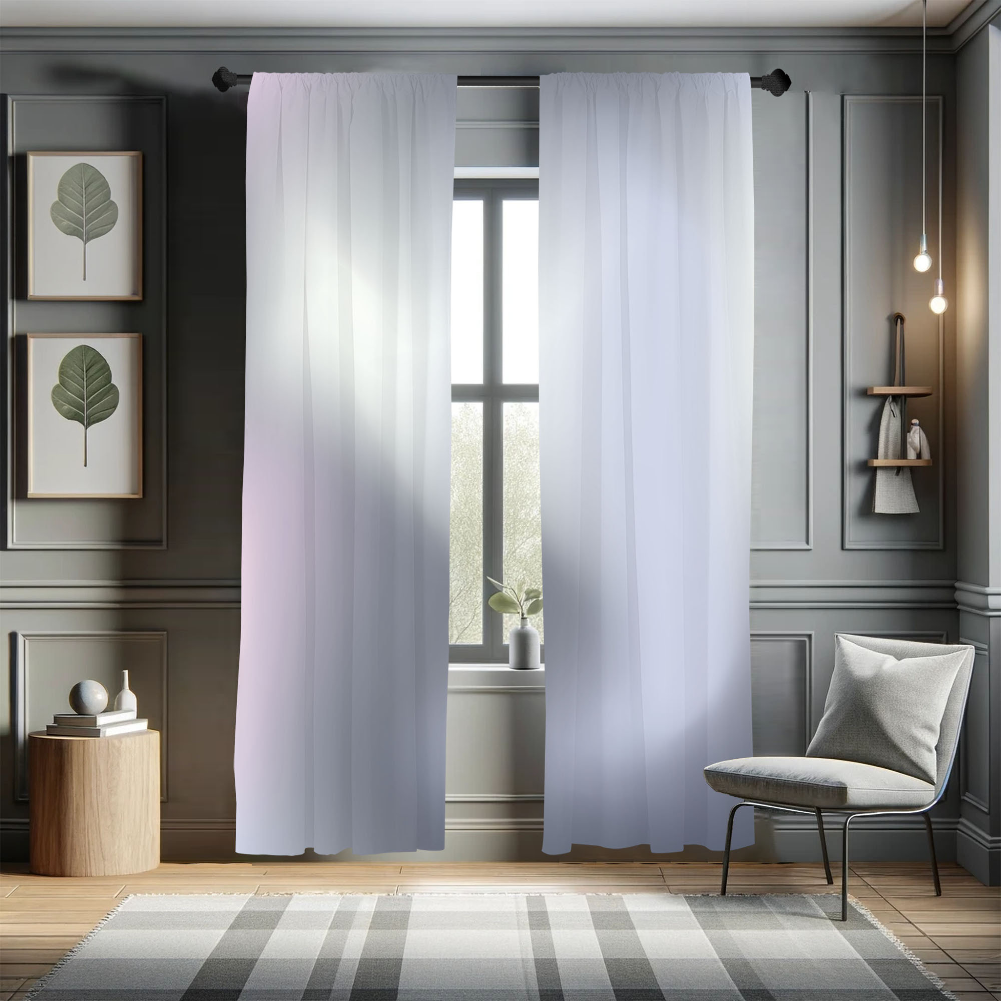 East Urban Home Pastel Curtains, Daydream Fantasy Abstract | Wayfair