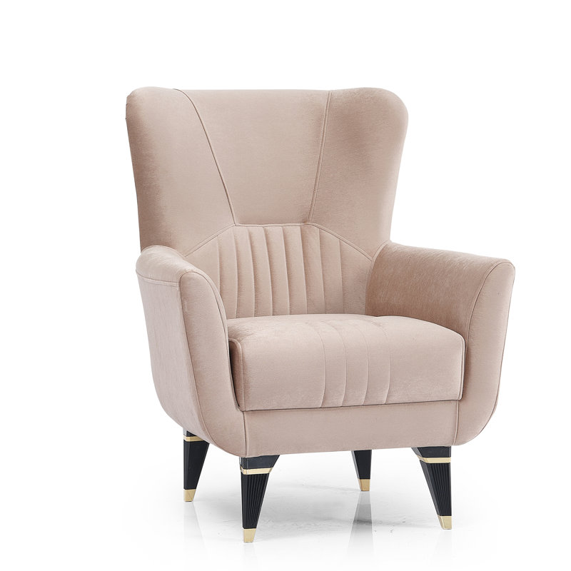 Ottomanson Ruby Fabric Upholstered Arm Chair | Wayfair