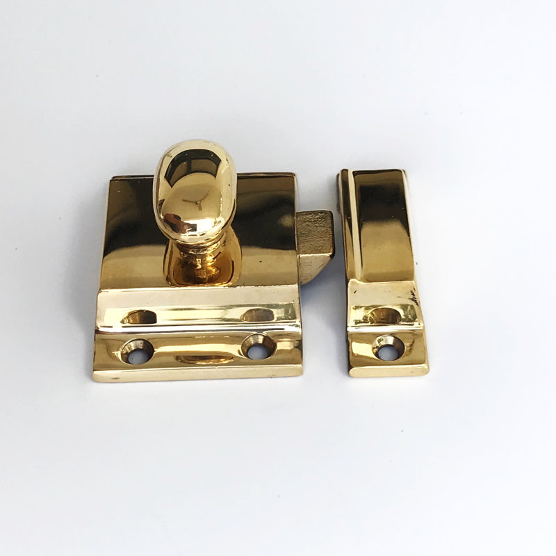 Forge Hardware Studio Unlacquered Brass "Eloise" Cabinet Latch Pull ...