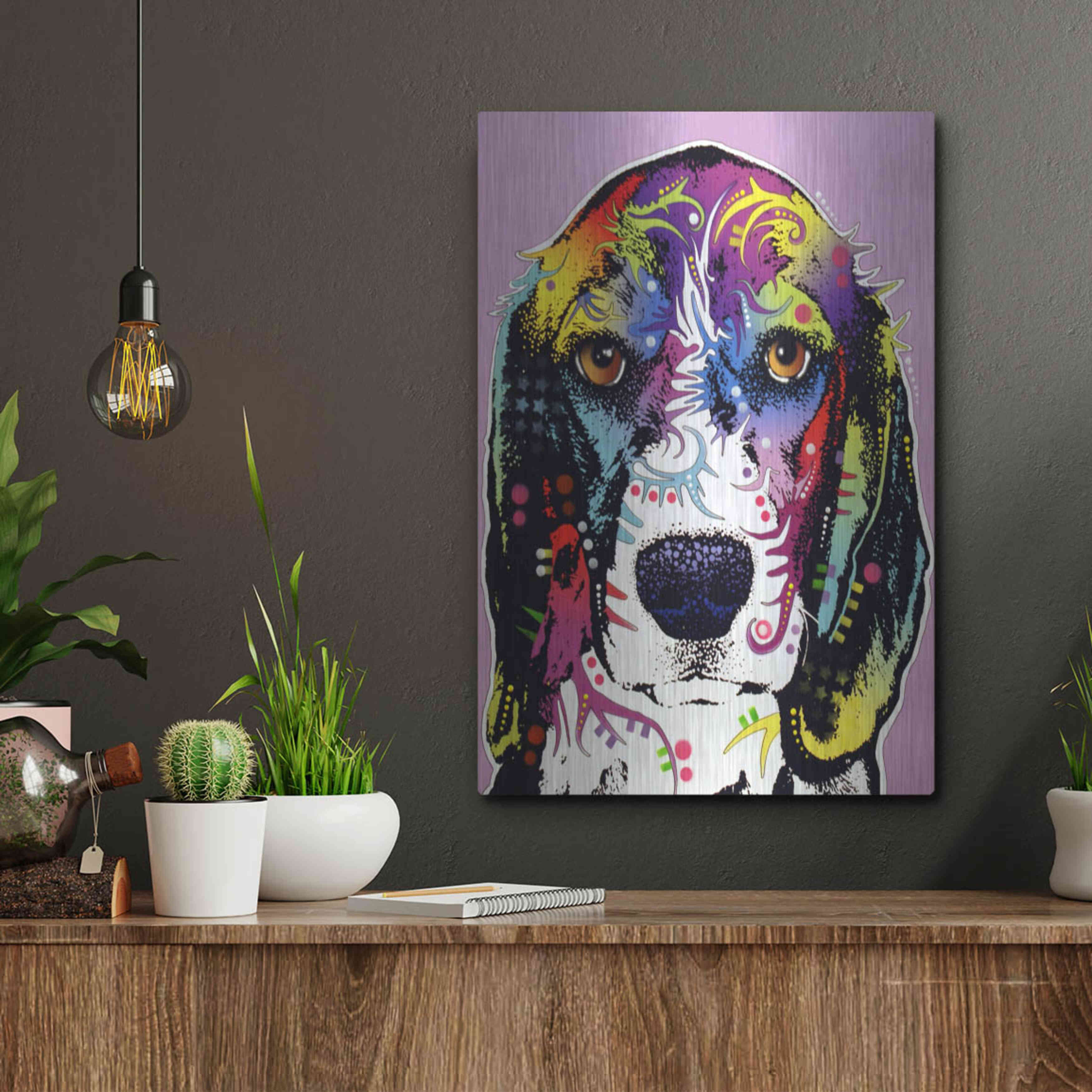 Red Barrel Studio Moody Blues by Dean Russo - Unframed Print on Metal ...