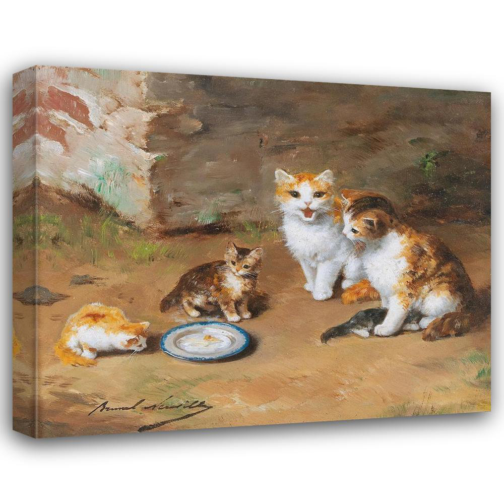 Lark Manor™ "Cat Family" by Arthur-Alfred Brunel De Neuville - Gallery ...