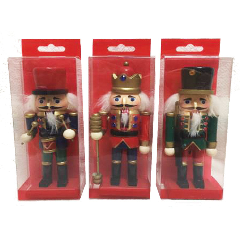 Fleur De Lis Living 6" Traditional Nutcrackers, Set of 3 | Wayfair