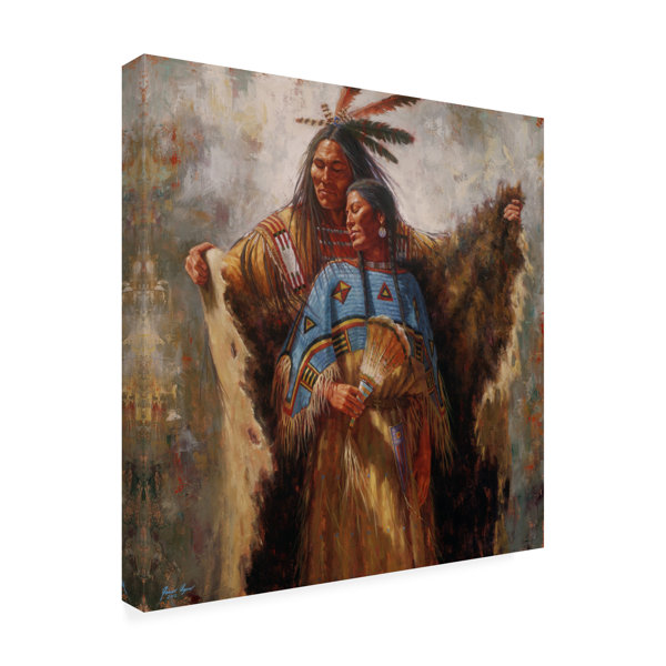 Union Rustic Two Souls One Spirit On Canvas by James Ayers Print ...
