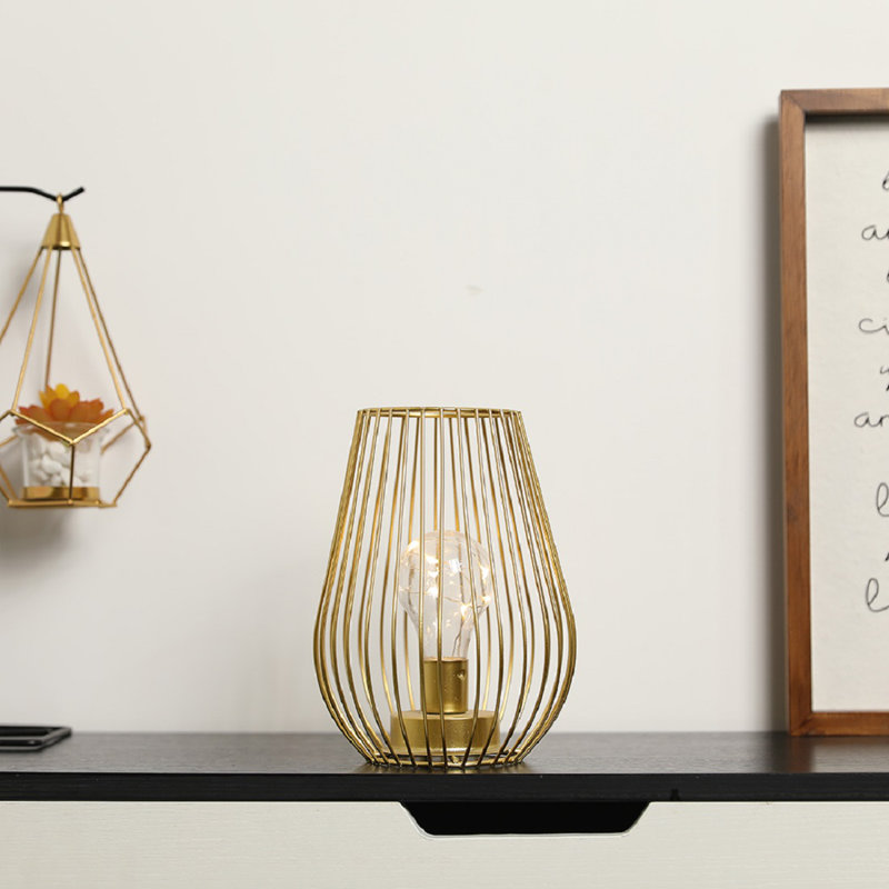 JHY DESIGN 7.3'' Battery Powered Integrated LED Table Lamp & Reviews ...