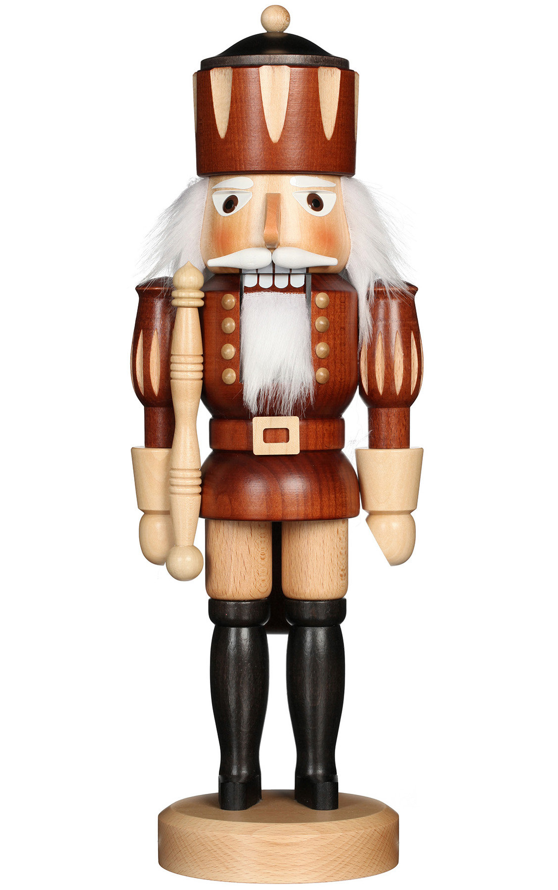 Christian Ulbricht Natural Wood Finish Medium King Nutcracker | Wayfair