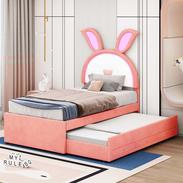 Red Barrel Studio® Seritta Upholstered Platform Storage Bed | Wayfair
