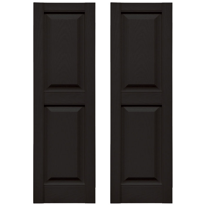 BuildersEdge Raised Panel Shutters & Reviews | Wayfair