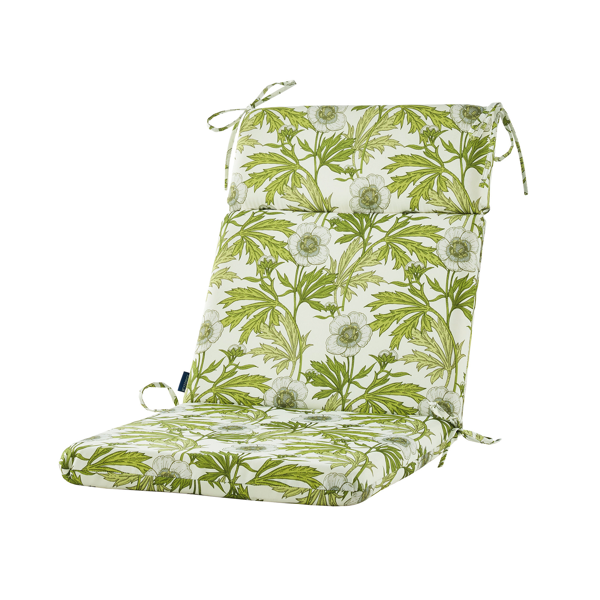Winston Porter Outdoor/Indoor High Back Patio Chair Cushion, 1 Count ...