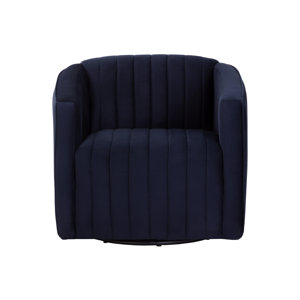 SUNPAN GARRISON SWIVEL LOUNGE CHAIR - ABBINGTON NAVY | Perigold