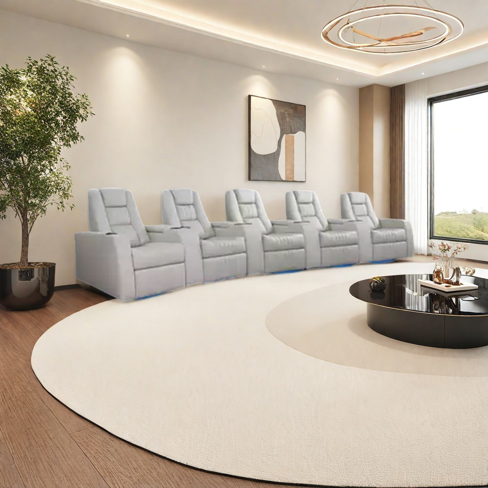 ANCOREY Electric memory function AV room seat private sofa | Wayfair