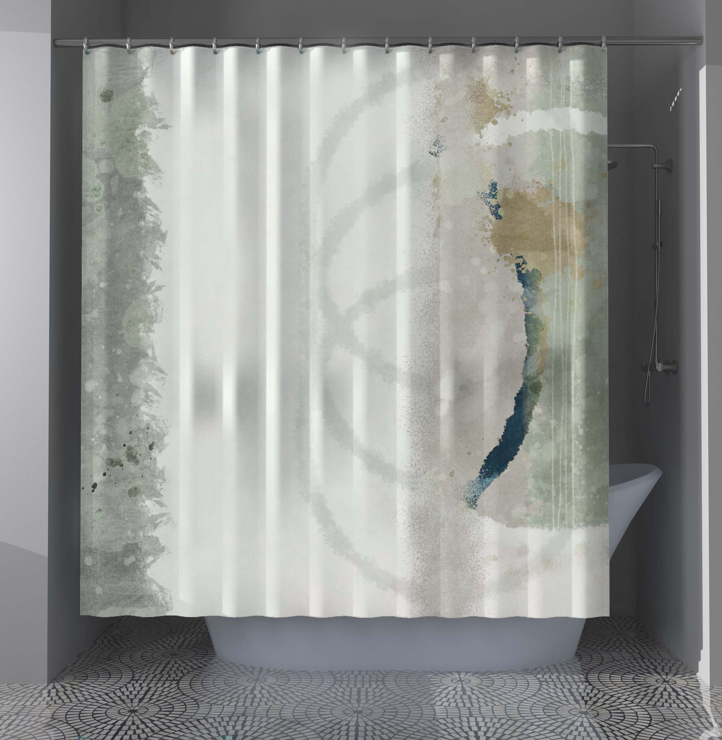LeRoi Products Subtle Ace Designer Shower Curtain - Wayfair Canada