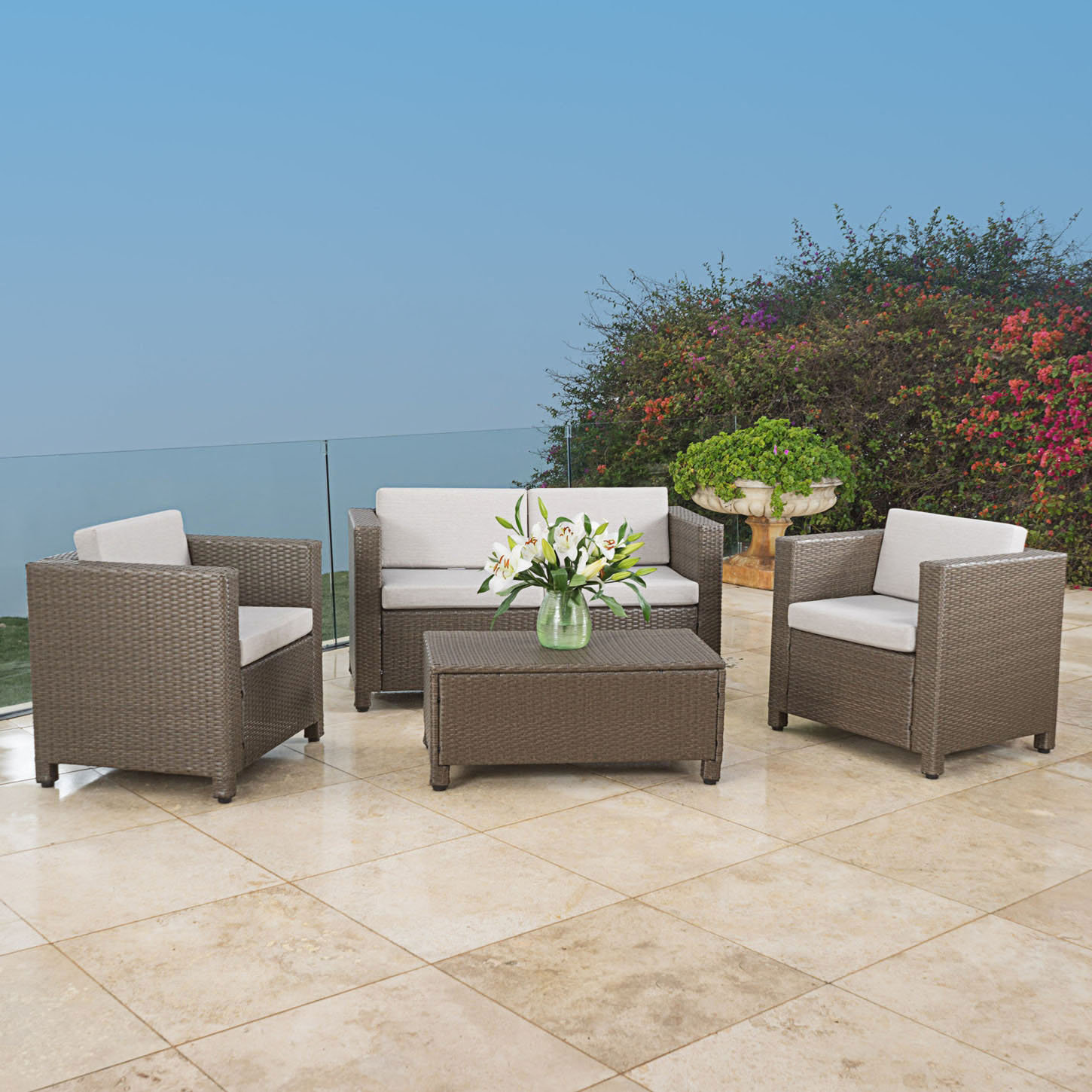 Latitude Run® 4Pc Outdoor Set - Wayfair Canada
