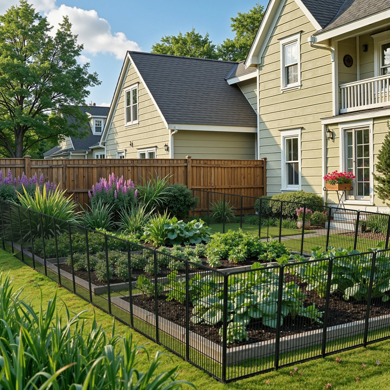 decorative panel fencing