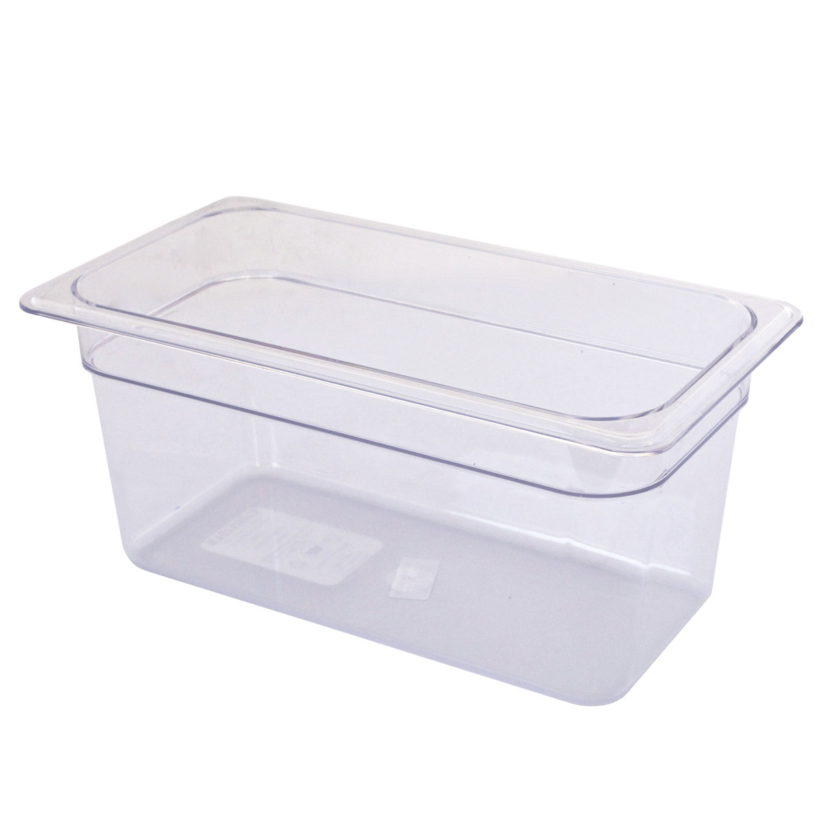 Carlisle Food Service Products 2.4 qt. Rectangle Plastic Food Storage ...