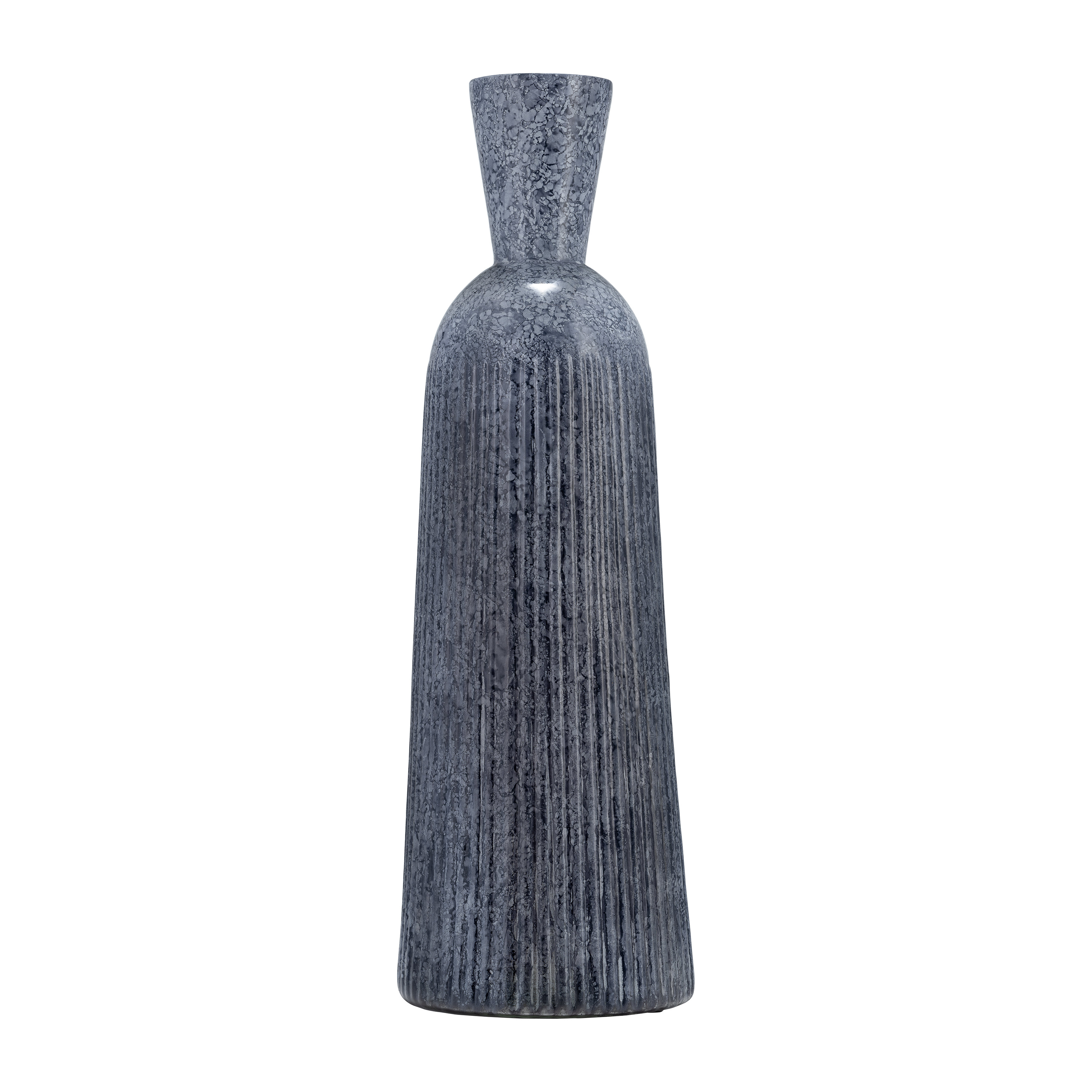 AllModern Grooved Glass Vase | Wayfair