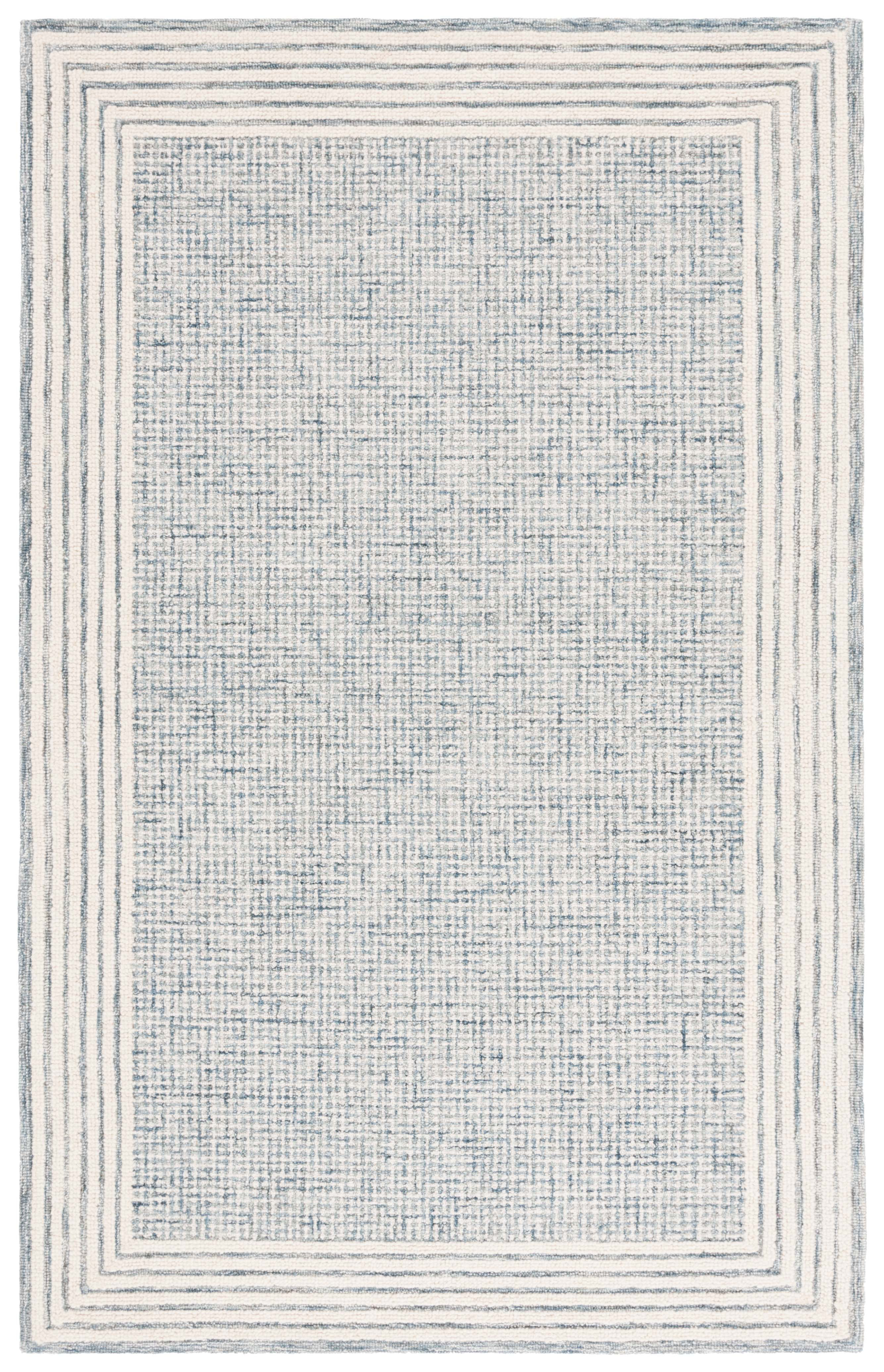 Gracie Oaks Kevionna Ebony Hand Tufted Wool And Cotton Bordered Rug ...