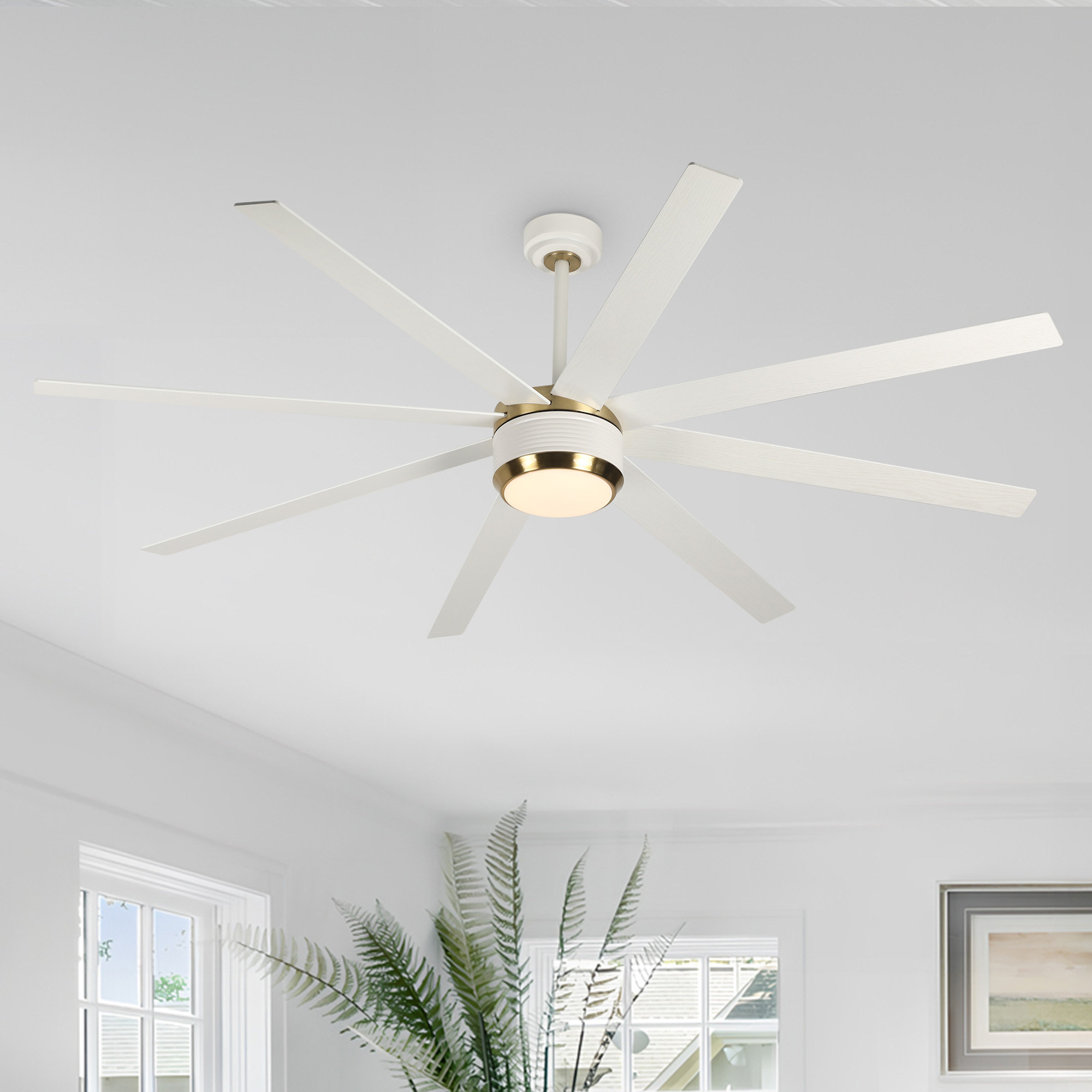 Mercer41 Esme 72'' Ceiling Fan with LED Lights "& Reviews" | Wayfair