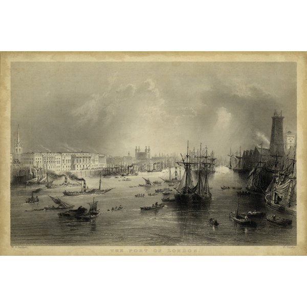 Longshore Tides The Port Of London by William H. Bartlett - Wrapped ...