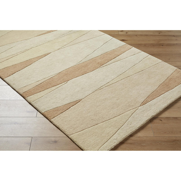 Hokku Designs Harout Handmade Hand Tufted Wool Rug & Reviews | Wayfair