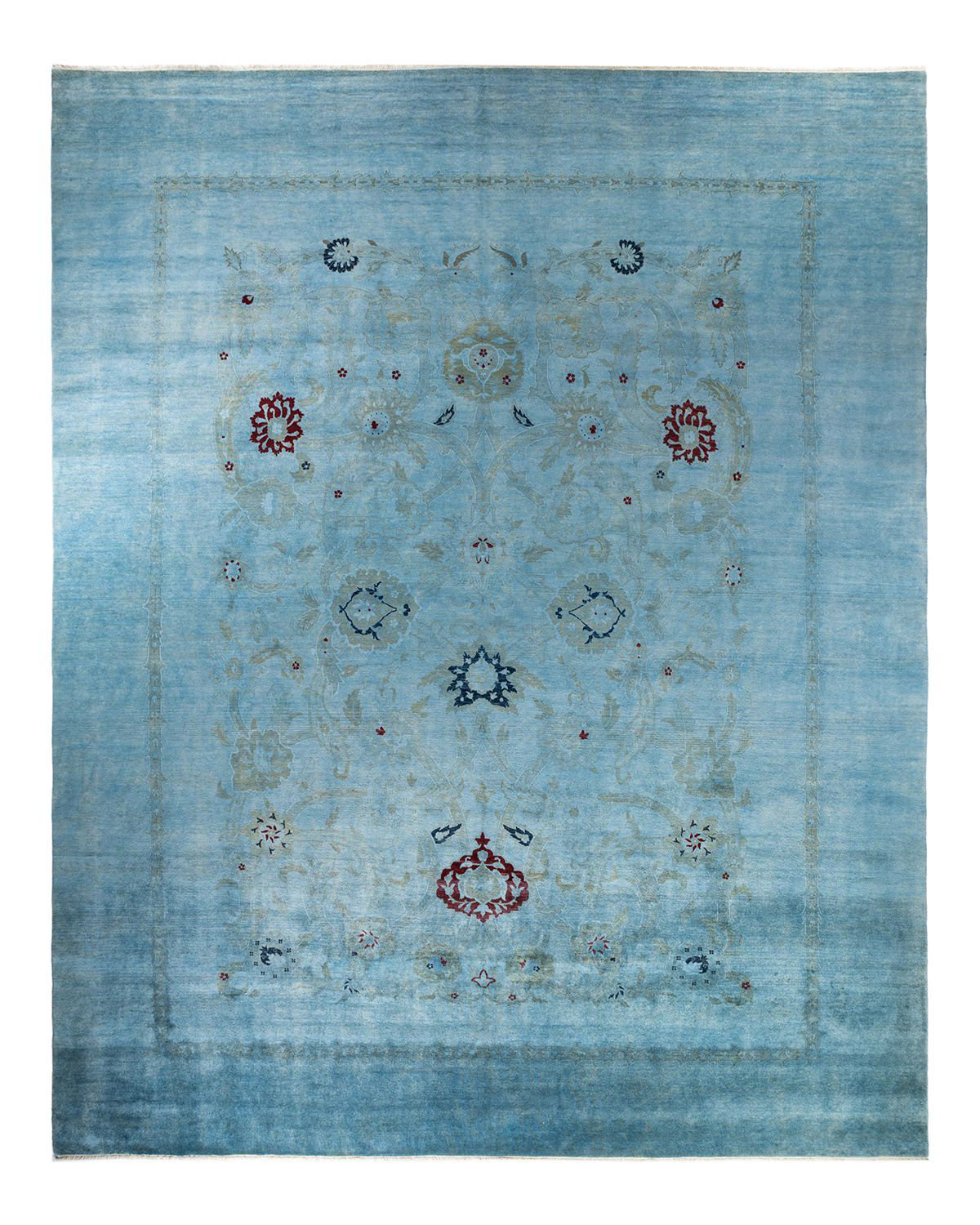 Isabelline Collimore One-of-a-Kind 12' x 15'2" New Age Area Rug in Blue ...