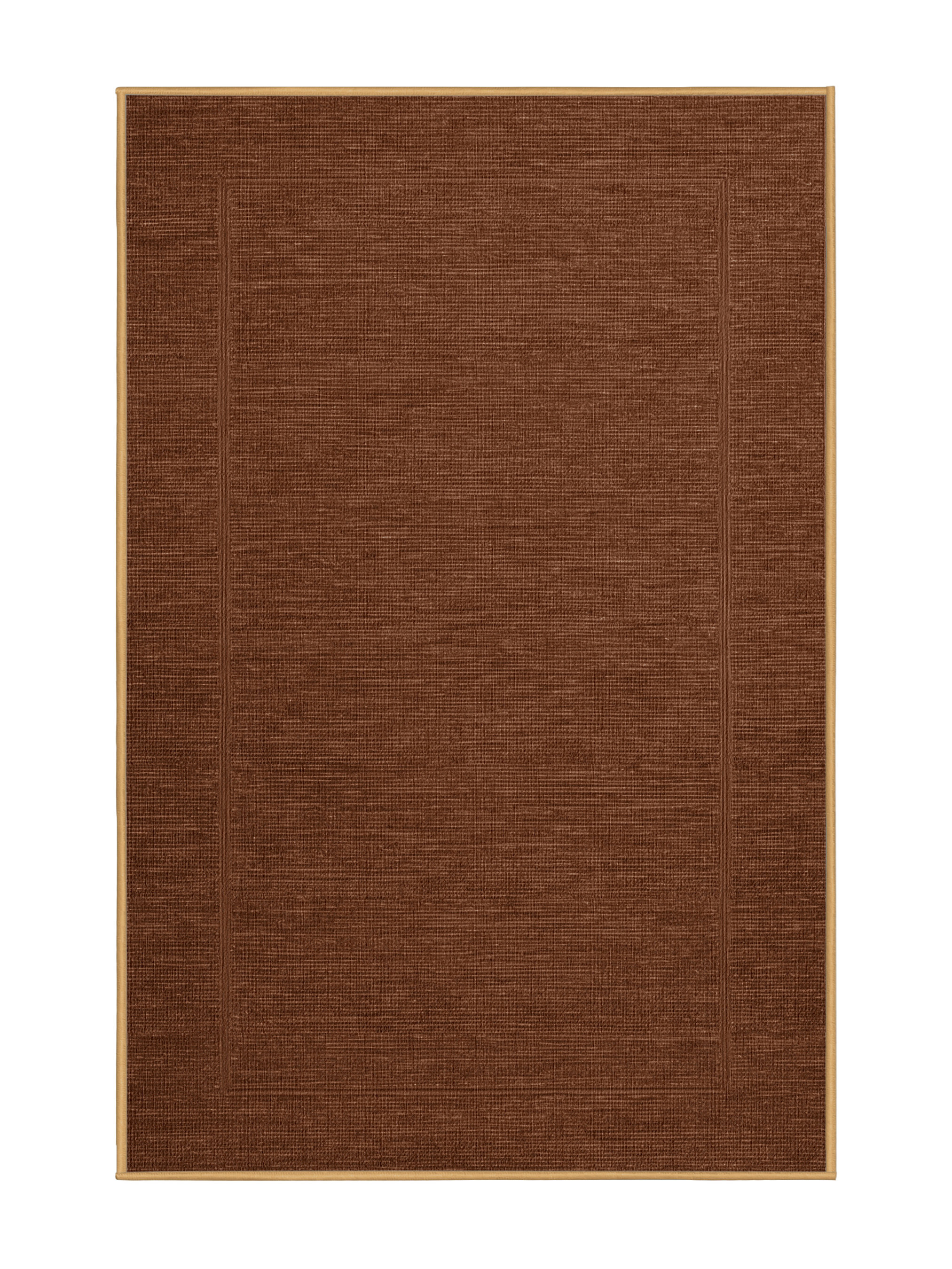 Hokku Designs Machine Washable Solid Brown Area Rug | Wayfair