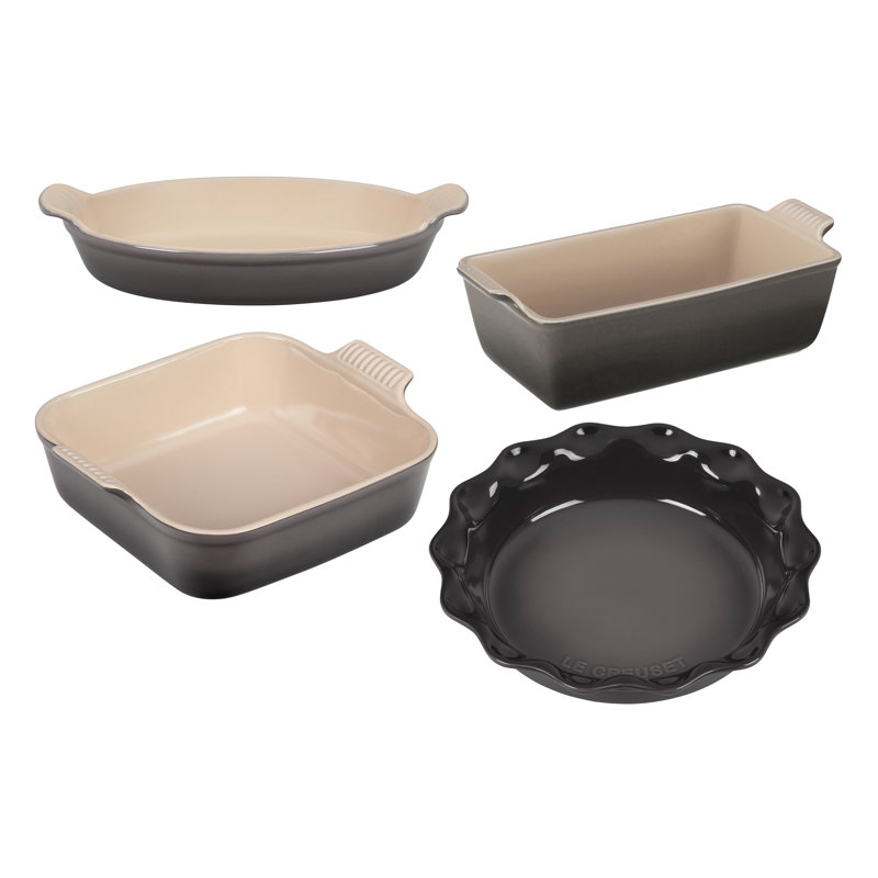 Le Creuset Heritage Stoneware 4 Piece Bakeware Set | Wayfair