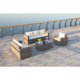 Panama Jack Westerman 4 Piece Sofa Seating Group with Cushions | Wayfair