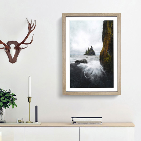 East Urban Home Ocean View from Black Sand Beach Iceland - Picture ...