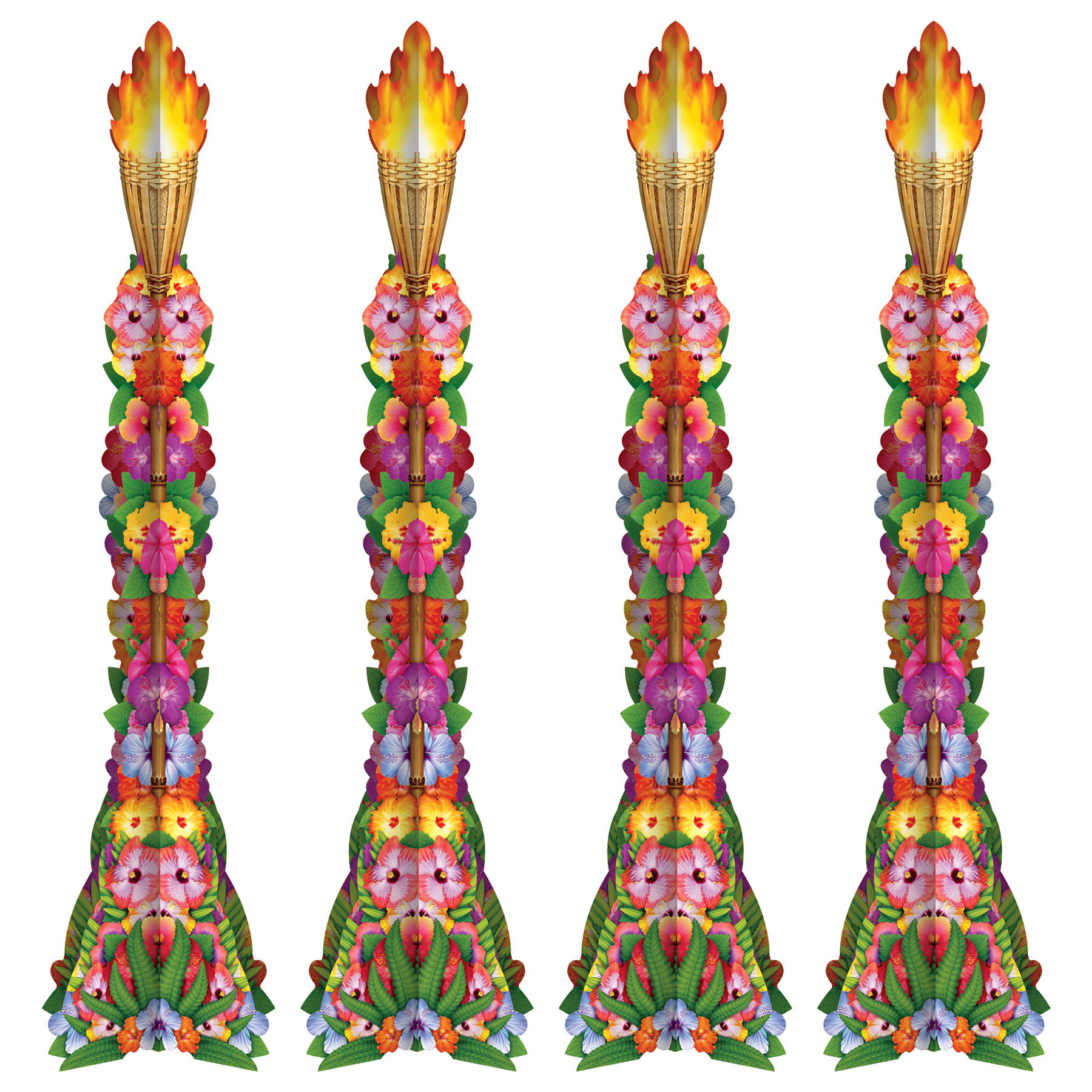 Beistle Luau 3-D Tiki Torch Props | Wayfair