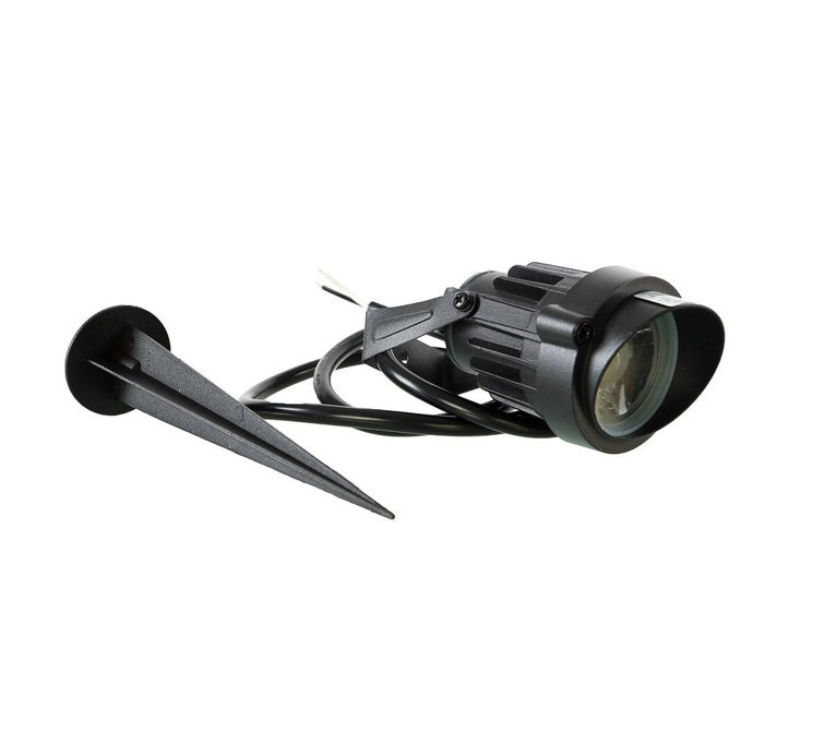 LEDeze Black Low Voltage Plug-in Integrated LED Metal Spot Light ...