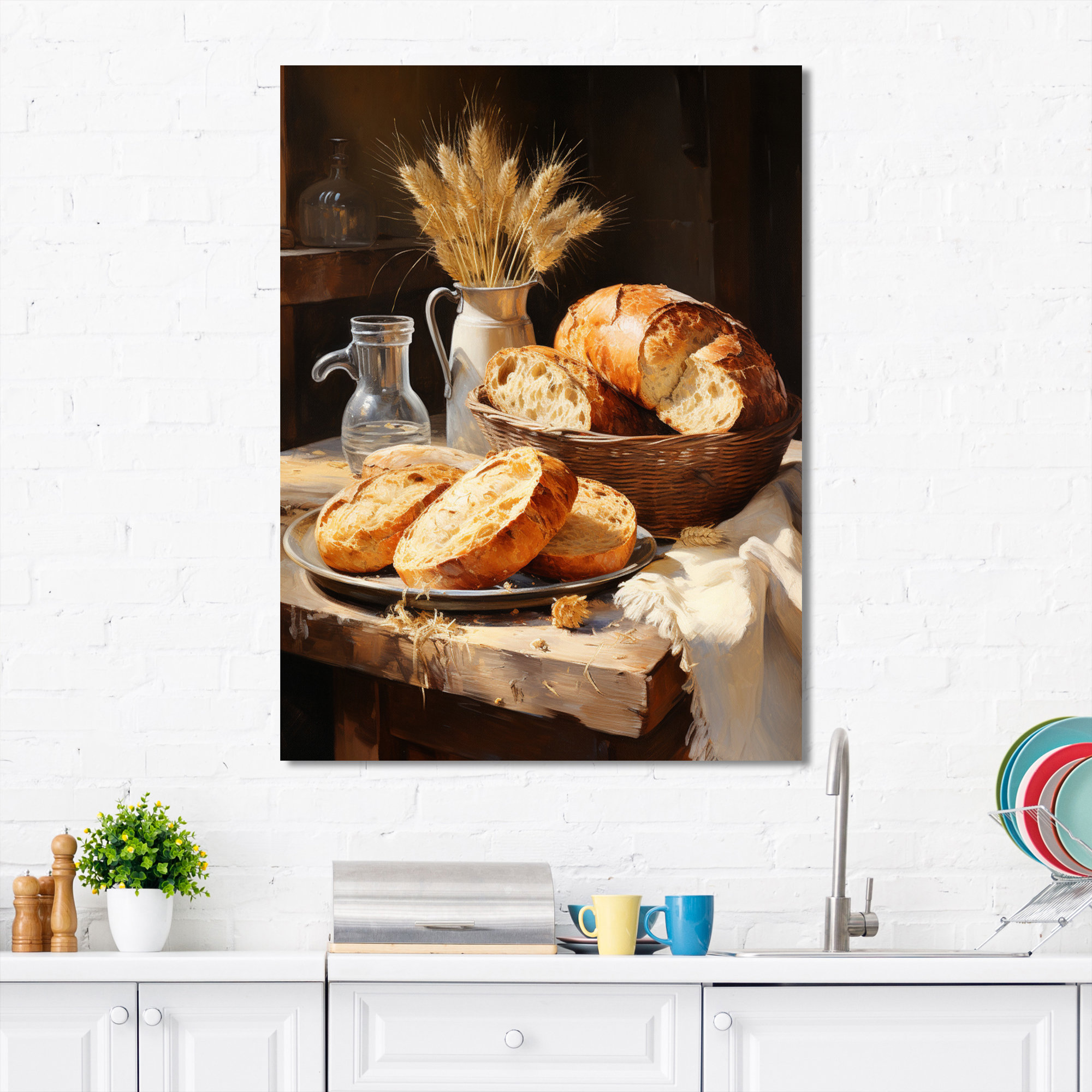 Red Barrel Studio Food Breads A Rustic I - Food & Beverage Wall Decor ...