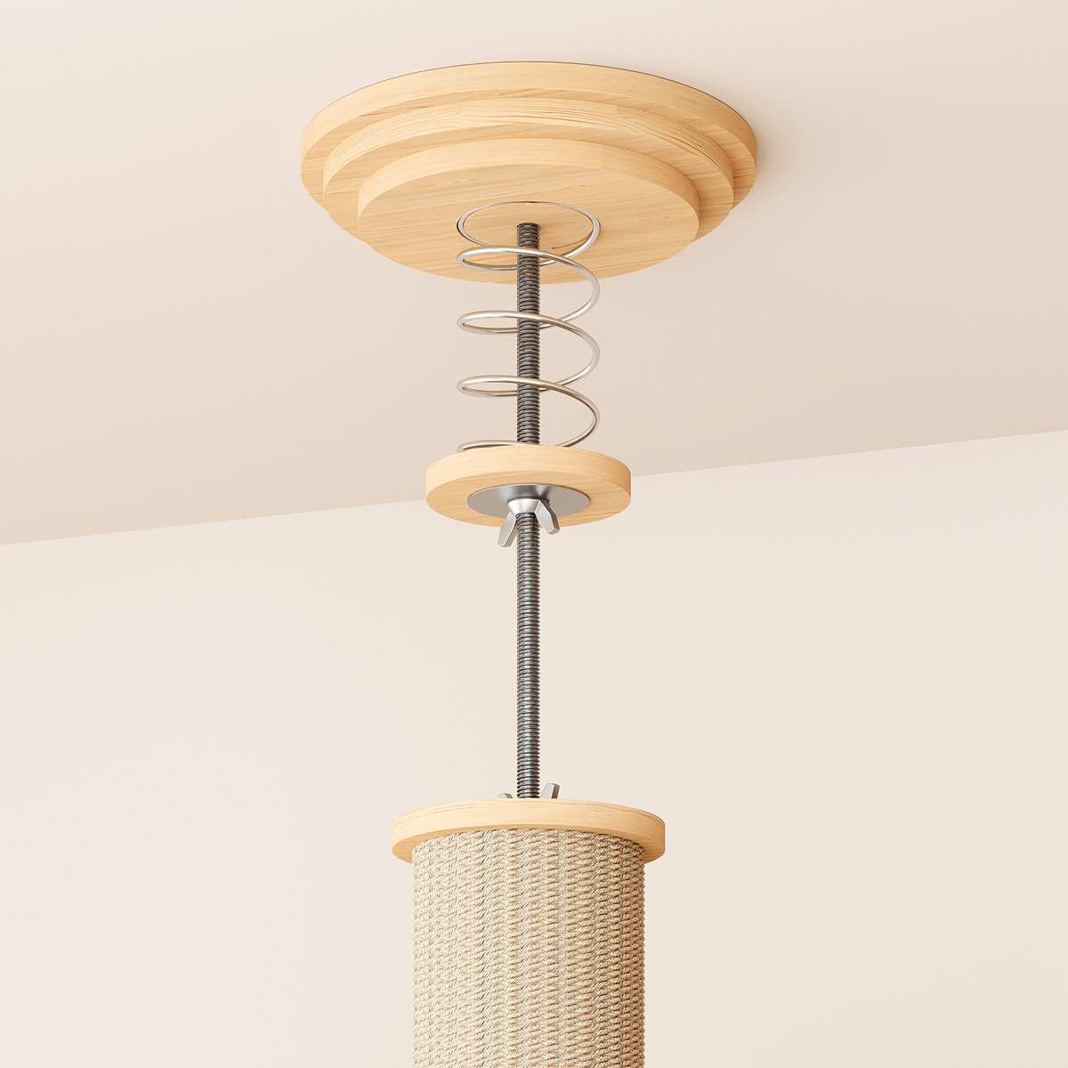 Corrigan Studio® Floor To Ceiling Cat Tree Tower Adjustable Height ...
