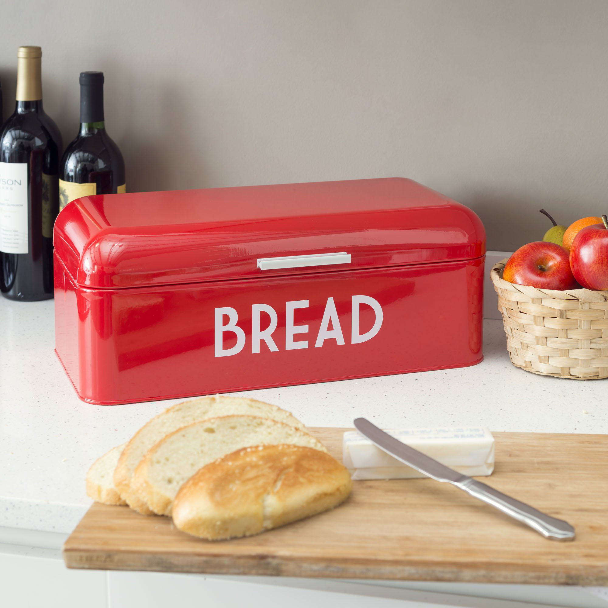 Corrigan Studio® Bread Box For Kitchen Counter Dry Food Storage ...