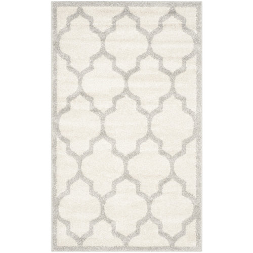 Lark Manor Ammundsen Geometric Beige/Light Gray Area Rug & Reviews ...