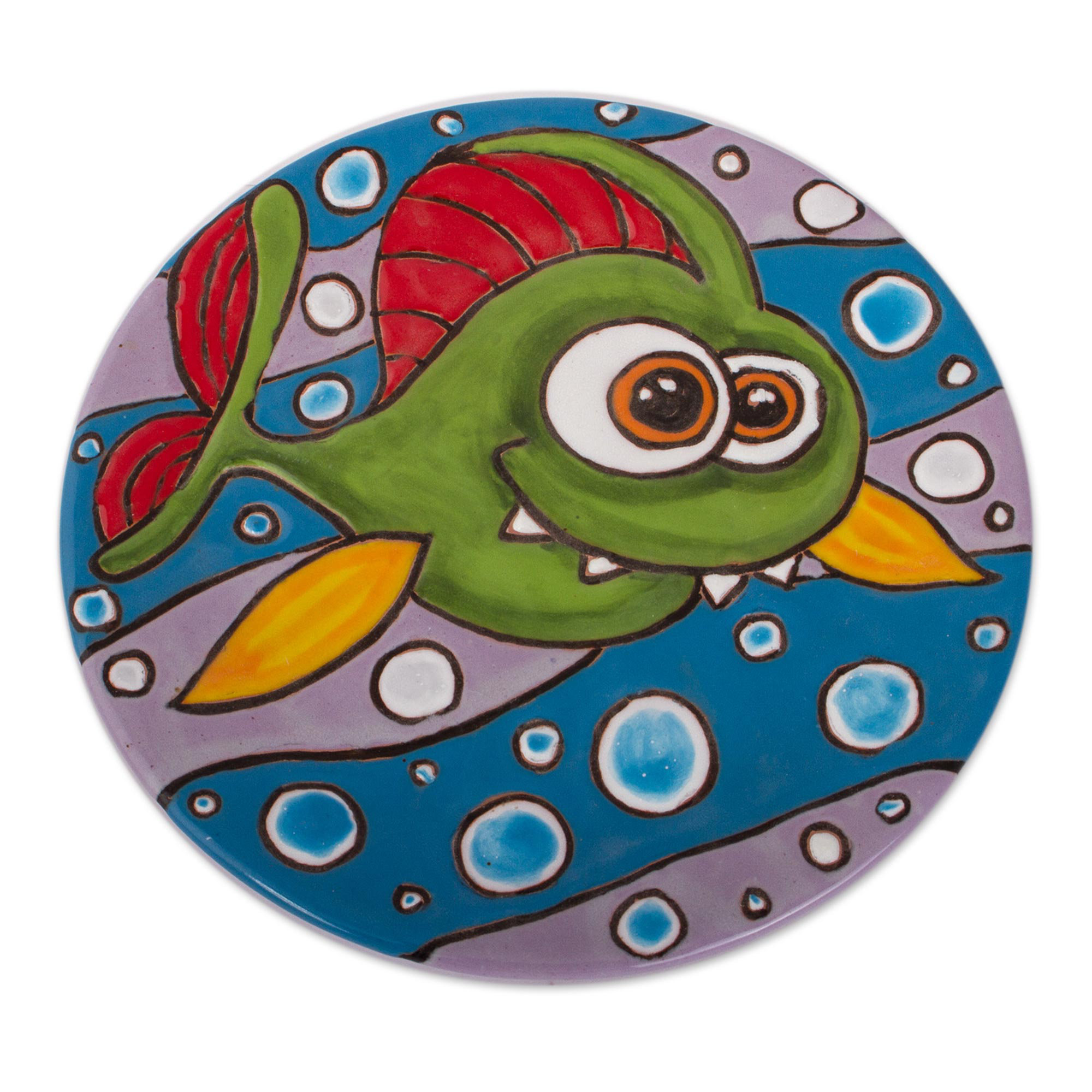 Trinx Handmade Goofy Fish Ceramic Wall Art - Wayfair Canada