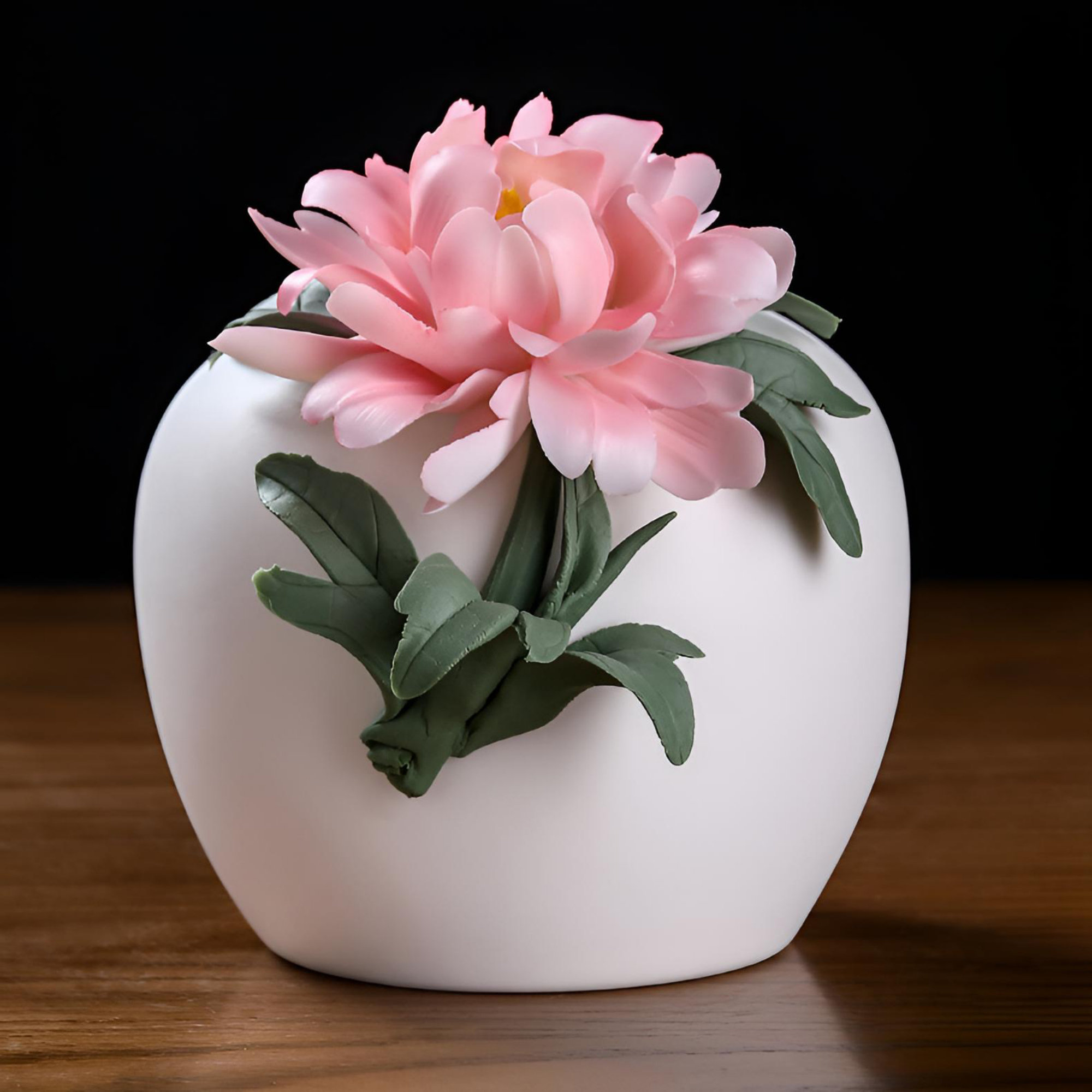 Infinity Artisan Ceramic Peony Vase – Luxury Table Centerpiece | Wayfair